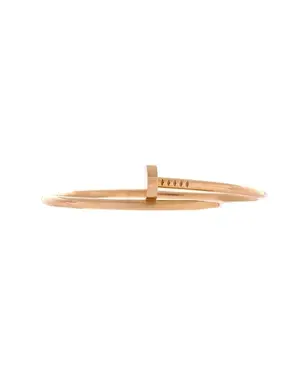 CARTIER Classic Juste Un Clou Bracelet 18k Rose Gold - Pink
