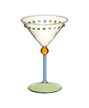 ZSA ZSA ZSU Henan Borosilicate Glass Martini Glass - Clear