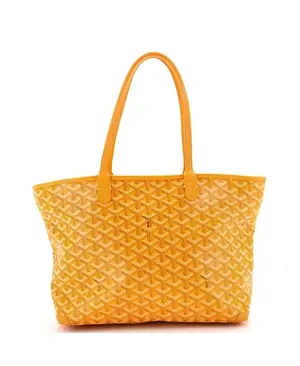 Goyard Pm Artois Tote Coated Canvas - Yellow
