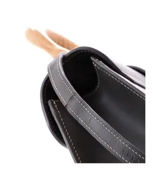 Goyard Structured Saigon Top Handle Bag Coated Canvas With Leather - Gray