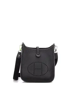 Hermès Tpm Evelyne Bag Gen Iii Clemence - Black