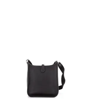 Hermès Tpm Evelyne Bag Gen Iii Clemence - Black