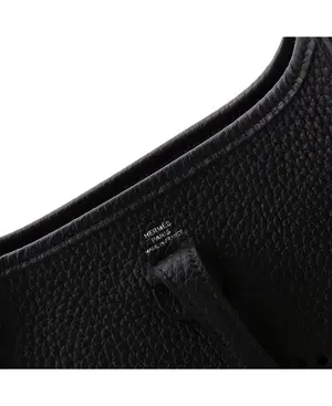 Hermès Tpm Evelyne Bag Gen Iii Clemence - Black