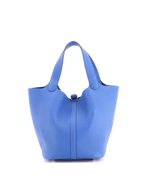 Hermès Mm Picotin Lock Bag Maurice - Blue