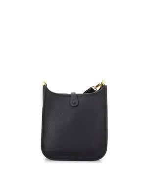 Hermès Tpm Evelyne Bag Gen Iii Clemence - Black