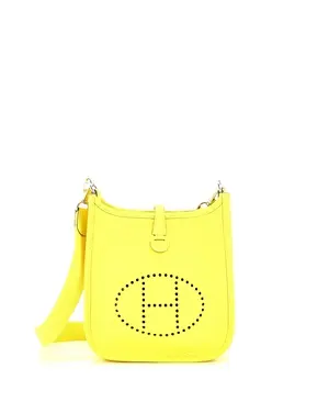 Hermès Tpm Evelyne Bag Gen Iii Clemence - Yellow