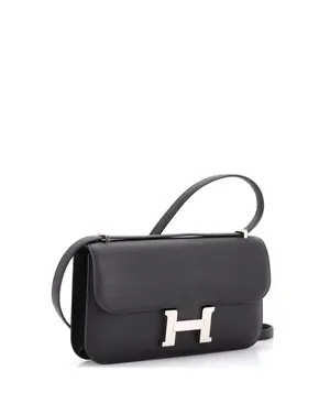 Hermès 25 Constance Elan Nm Bag Epsom - Black