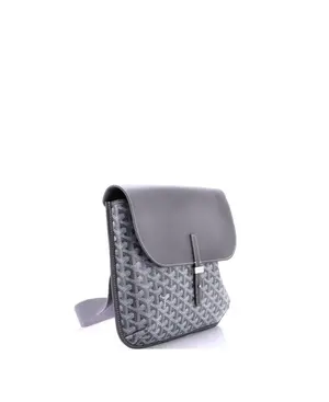 Goyard Coursier Messenger Bag Coated Canvas And Leather