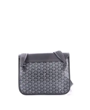 Goyard Coursier Messenger Bag Coated Canvas And Leather