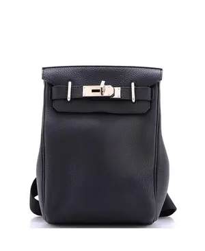 Hermès Pm Hac A Dos Backpack Togo - Black