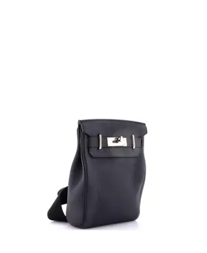 Hermès Pm Hac A Dos Backpack Togo - Black