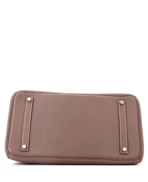 Hermès Birkin 35 Handbag Grey Togo With Palladium Hardware