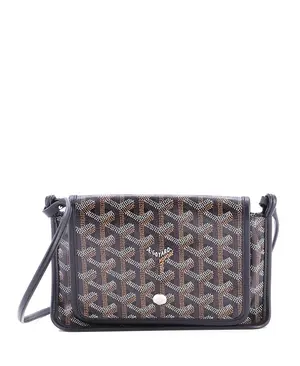 Goyard Plumet Clutch Wallet Coated Canvas - Black