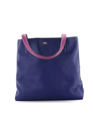 Hermès 36 Double Sens Tote Swift - Blue