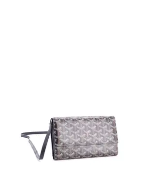 Goyard Varenne Continental Wallet With Strap Coated Canvas
