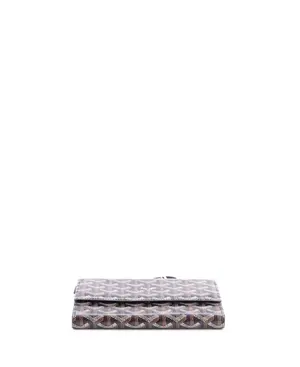 Goyard Varenne Continental Wallet With Strap Coated Canvas