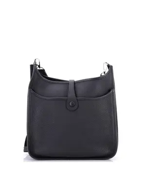 Hermès Pm Evelyne Bag Gen Iii Clemence - Black