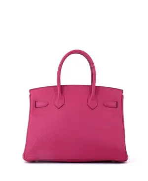 Hermès Birkin 30 Handbag Pink Fjord With Gold Hardware
