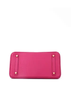 Hermès Birkin 30 Handbag Pink Fjord With Gold Hardware