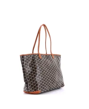 Goyard Mm Artois Tote Coated Canvas - Brown