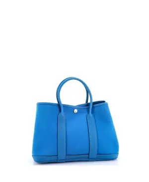 Hermès 30 Garden Party Tote Toile And Leather