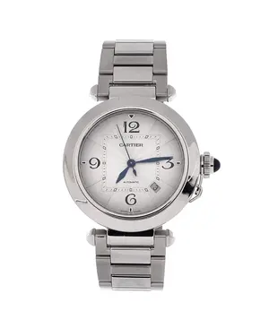 CARTIER Pasha De Automatic Watch In Stainless Steel 41mm
