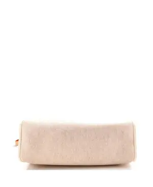 Hermès Mm Herbag Toile And Leather