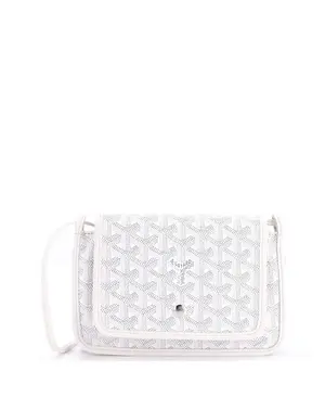 Goyard Plumet Clutch Wallet Coated Canvas - White