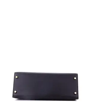 Hermès Kelly 28 Handbag Black Epsom With Gold Hardware