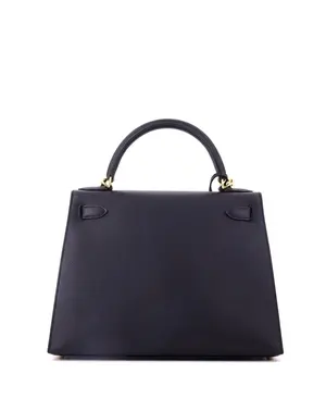 Hermès Kelly 28 Handbag Black Epsom With Gold Hardware