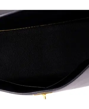 Hermès Kelly 28 Handbag Black Epsom With Gold Hardware