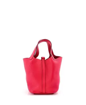 Hermès Pm Monochrome Picotin Lock Bag Clemence