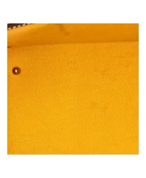 Goyard Pm Saigon Top Handle Bag Coated Canvas With Leather - Blue