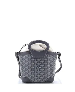 Goyard Mini Beluga Bag Coated Canvas Gray