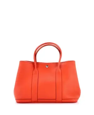 Hermès 36 Garden Party Tote Leather - Red