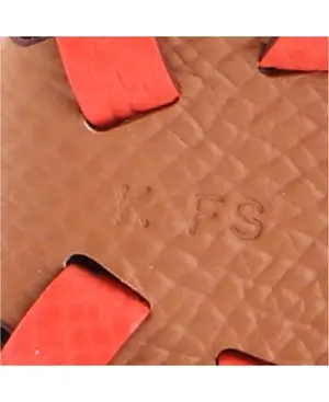 Hermès Cheval Tresse Bag Charm Leather