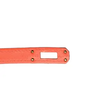 Hermès Kelly 25 Handbag Orange Swift With Gold Hardware