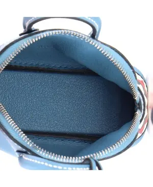Hermès Bolide Shark Bag Charm Leather - Blue