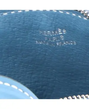 Hermès Bolide Shark Bag Charm Leather - Blue