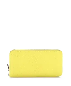 Hermès Long Azap Zip Around Wallet Silk'in Epsom - Yellow