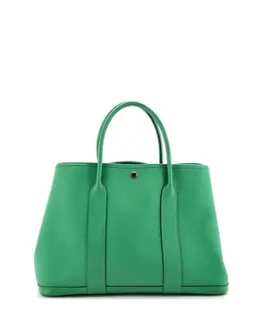 Hermès 36 Garden Party Tote Leather With Printed Interior