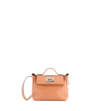 Hermès 21 24/24 Bag Evercolor With Swift - Brown