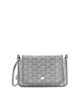 Goyard Plumet Clutch Wallet Coated Canvas - Gray
