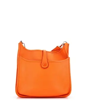 Hermès Pm Evelyne Bag Gen Iii Clemence - Orange