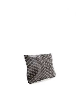 Goyard Mm Senat Zip Pouch Coated Canvas