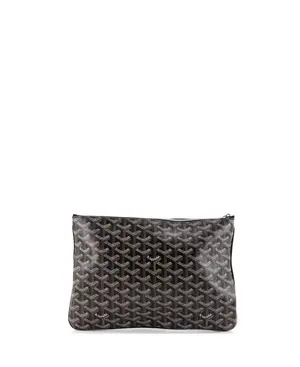 Goyard Mm Senat Zip Pouch Coated Canvas