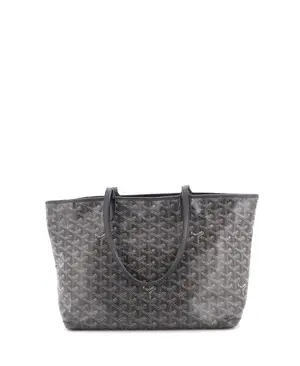 Goyard Pm Artois Tote Coated Canvas - Black
