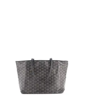 Goyard Pm Artois Tote Coated Canvas - Black