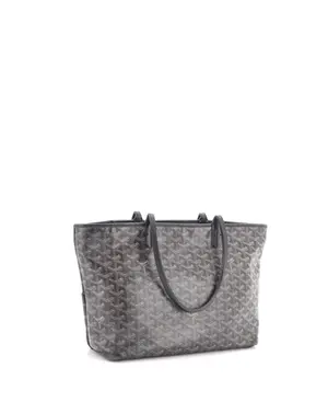 Goyard Pm Artois Tote Coated Canvas - Black