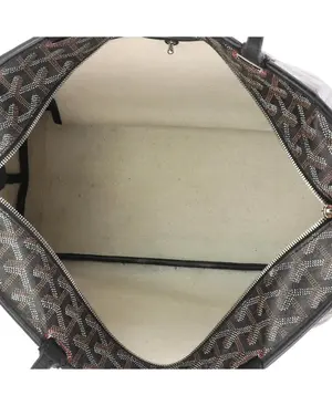 Goyard Pm Artois Tote Coated Canvas - Black